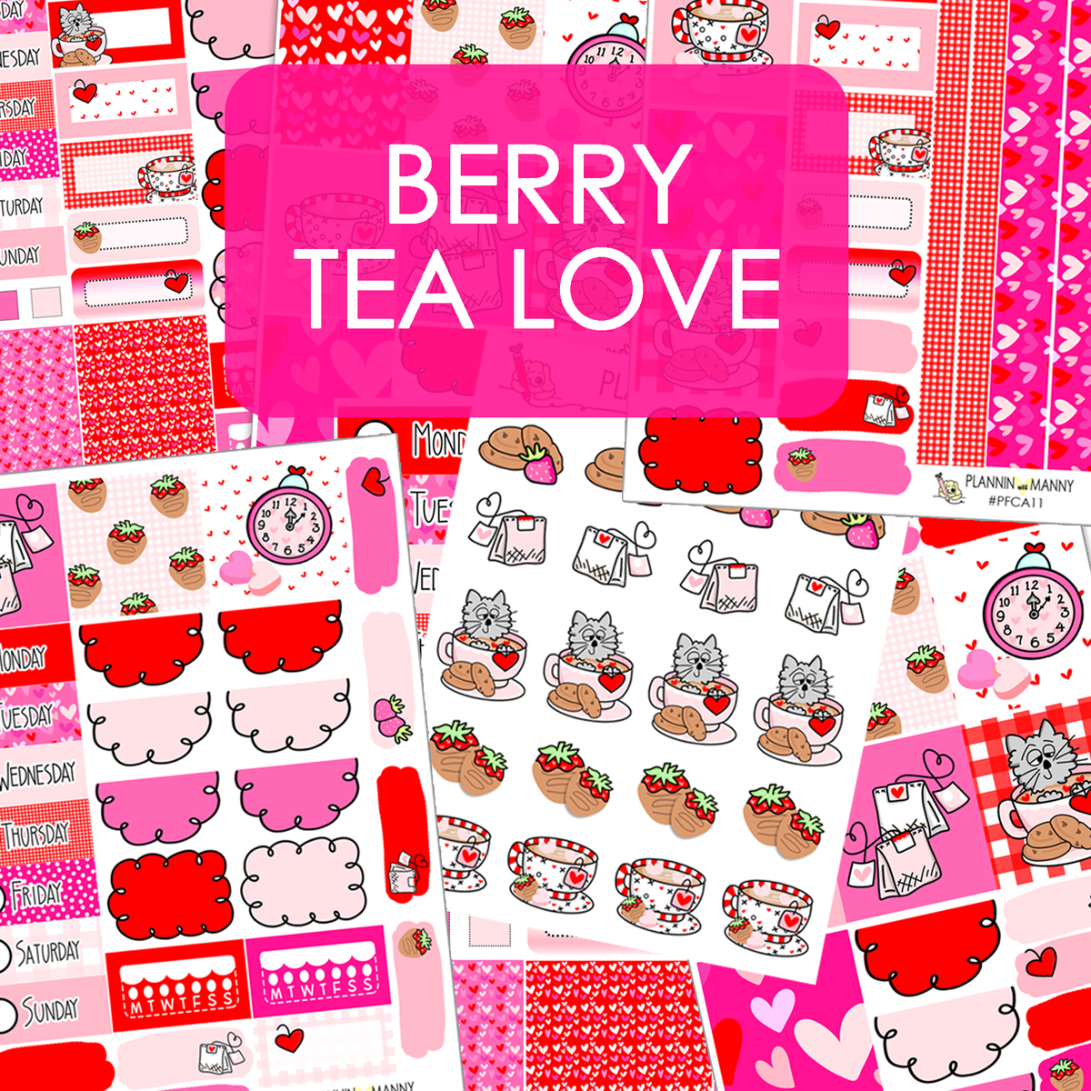 Berry Tea Love – Plannin with Manny