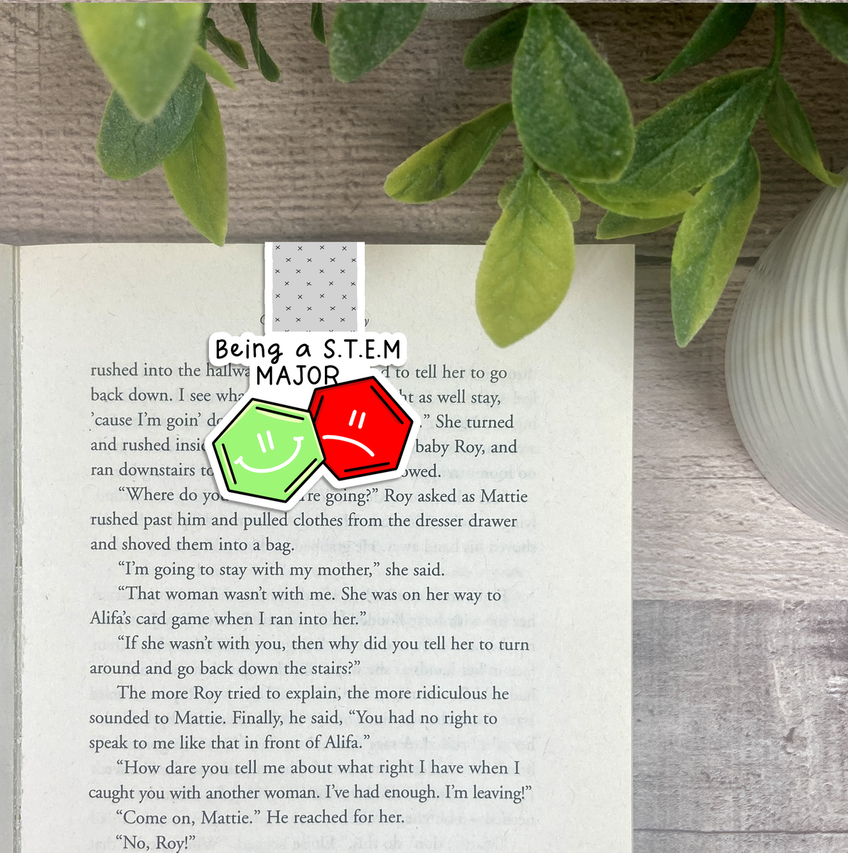 Being a S.T.E.M. ... Vinyl Sticker, Magnetic Bookmark, & Notecard MB85 ...